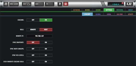 Cascade Mode on the Ui24R